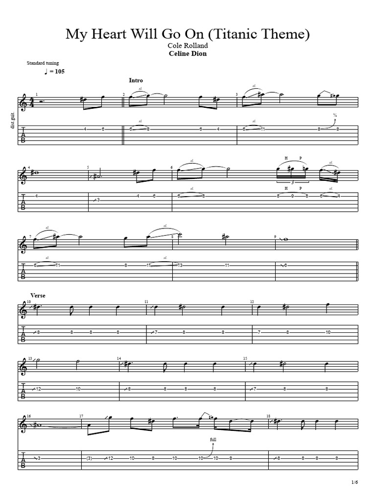 My Heart Will Go On (Titanic Theme) | PDF