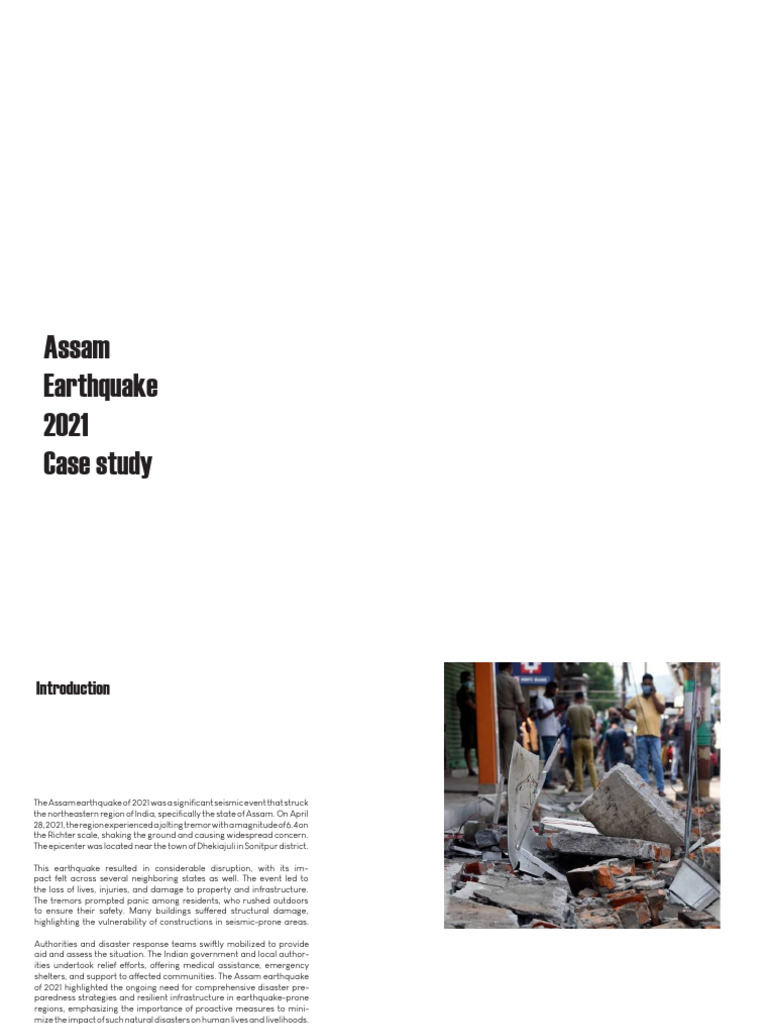 Assam Earth Quake 2021 | PDF | Earthquakes | Fault (Geology)