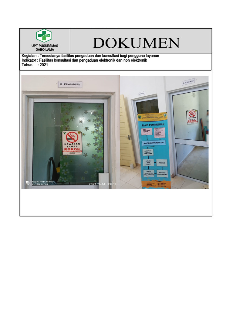 Dok R. Konsultasi & Pengaduan | PDF