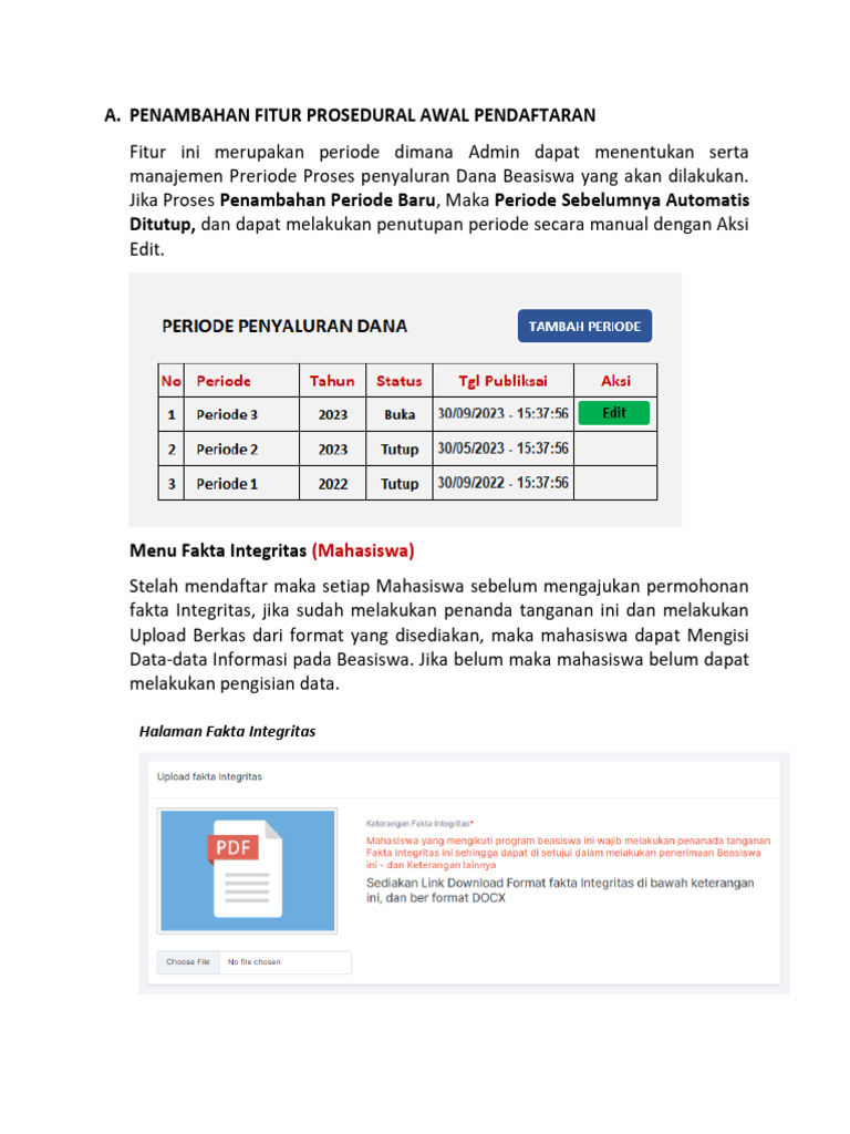 Alur Beasiswa Mappi | PDF