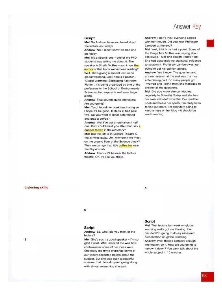 Listening 3 Script Pdf Climate Change Greenhouse Effect