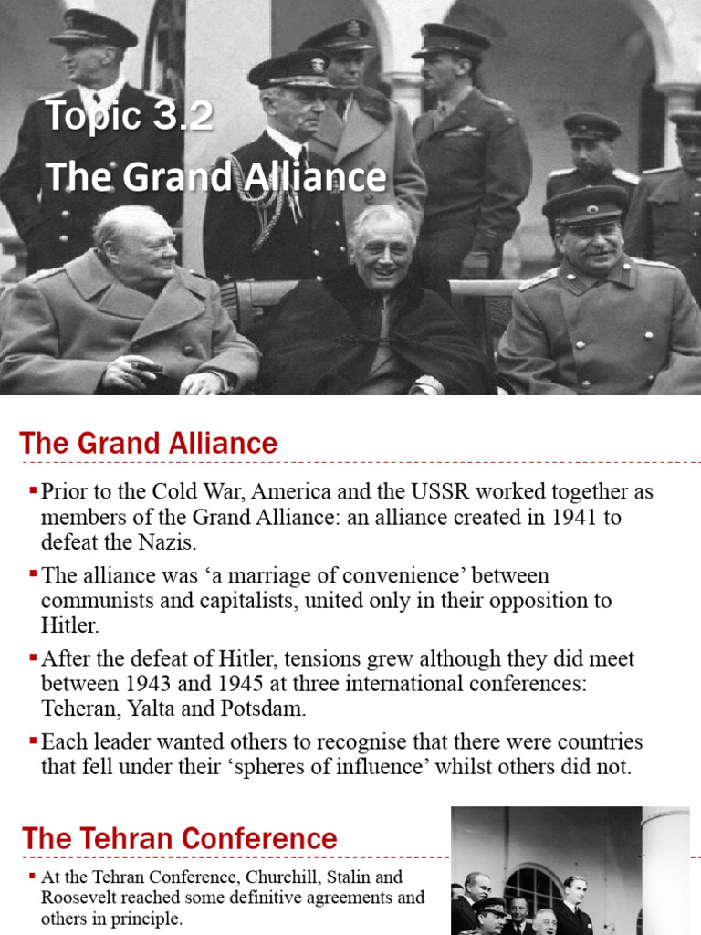 The Grand Alliance in WWII | PDF | Allies Of World War II | Joseph Stalin