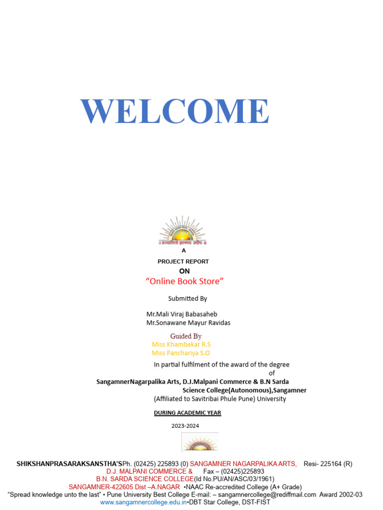 Online Book Store | PDF | Websites | World Wide Web