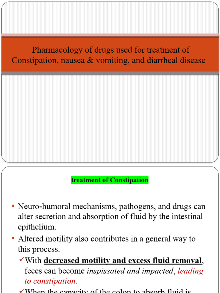 22 - Laxatives, Cathartics, and Therapy For Constipation | PDF