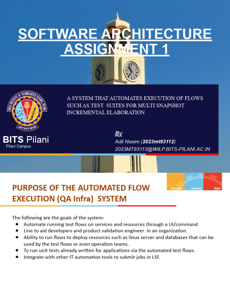 Software Architechture Assignment - 2023MT93112 | PDF | Software | Command Line Interface