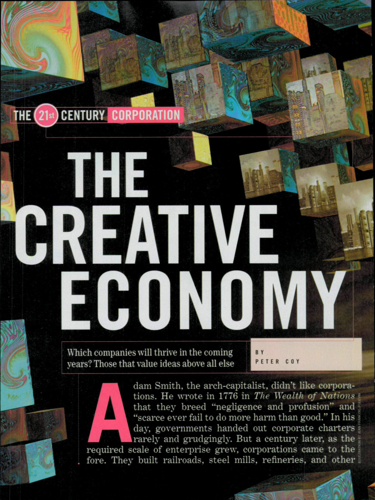 The Creative Economy 3 | PDF | Intellectual Property | Employment