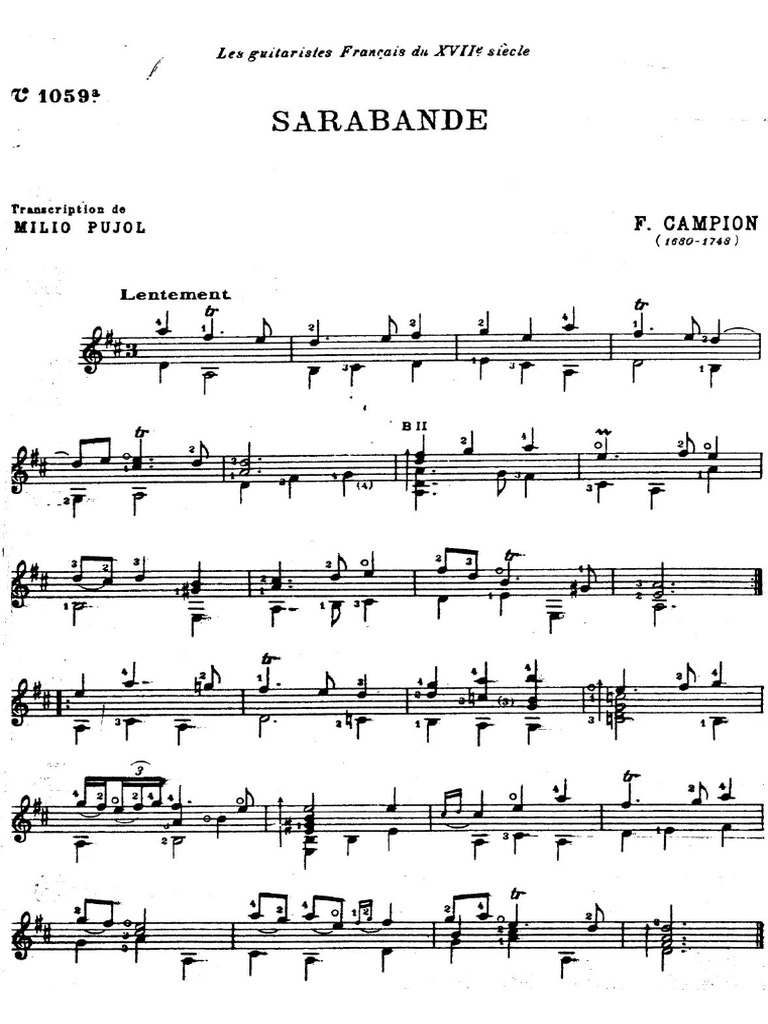 Sarabande | PDF