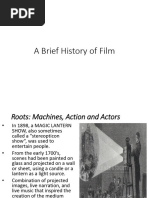 The History of Film Timeline | PDF | Cinema Of The United States