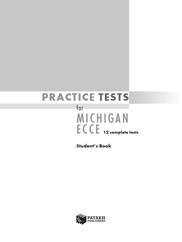 ECCE 12 Tests 1193032 | PDF