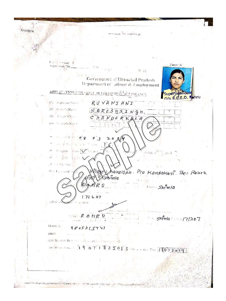 Sample KVB Documents | PDF