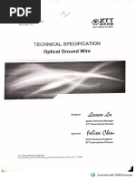 Spe For Opgw 48F India | PDF | Optical Fiber | Specification (Technical ...