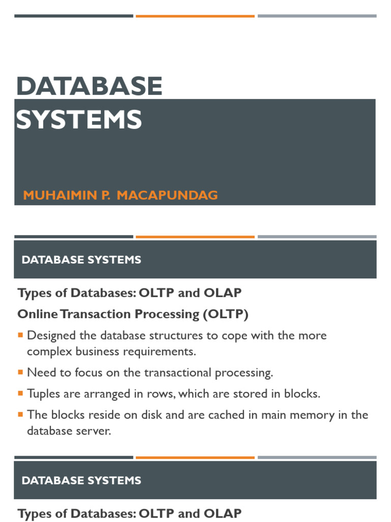 CH3 Database Systems | PDF | Databases | Computer Engineering
