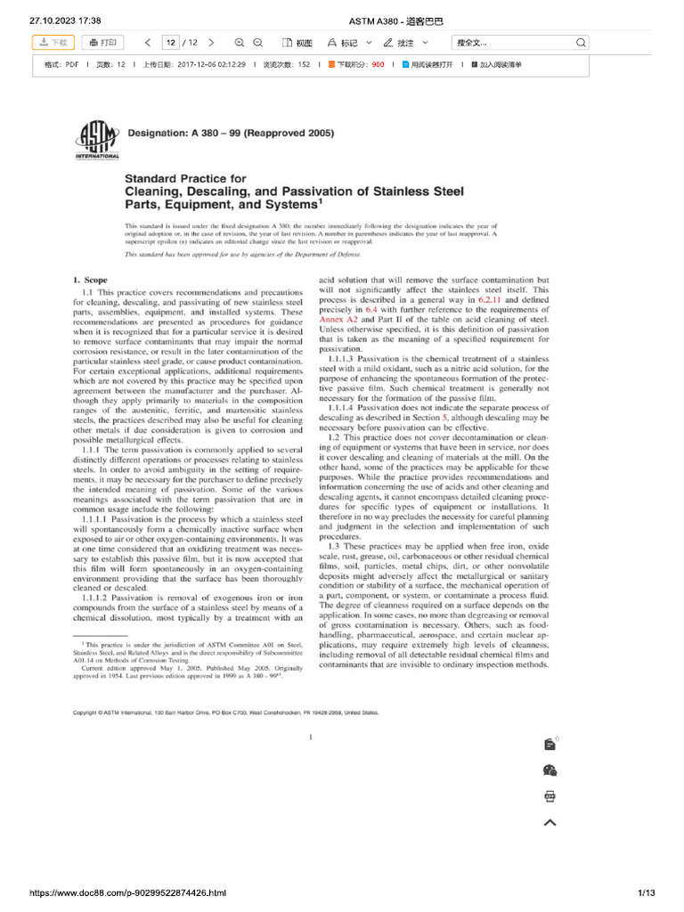 ASTM A380 - 1道客巴巴 | PDF