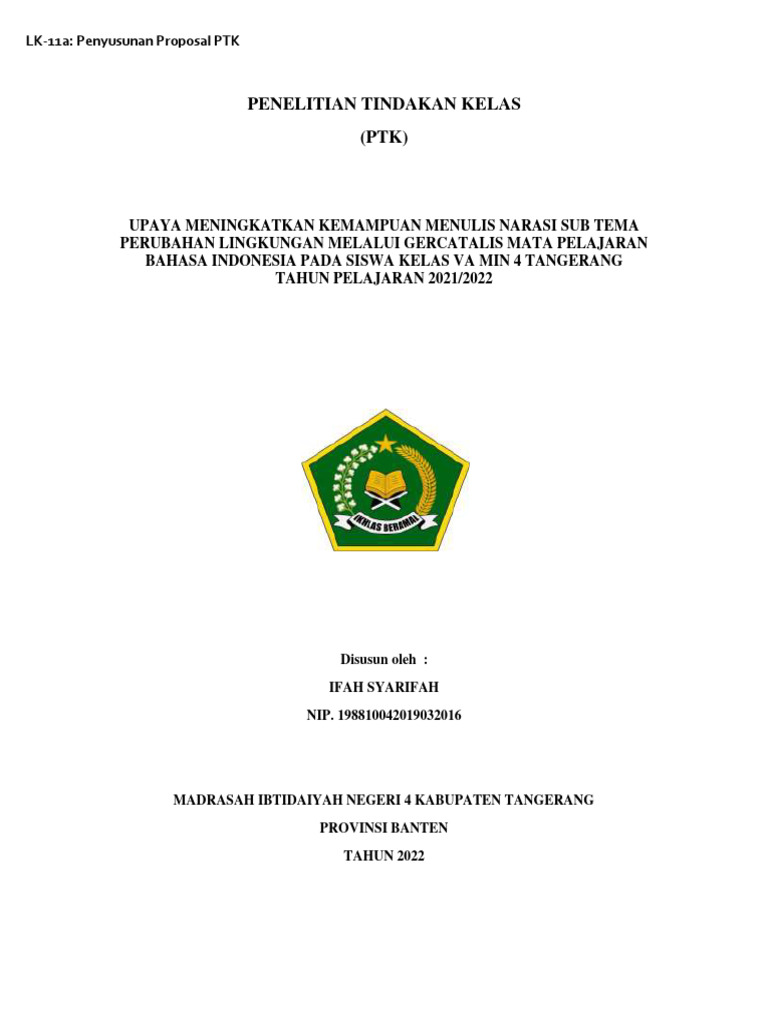 Tugas Lk 11 Ifah Pdf