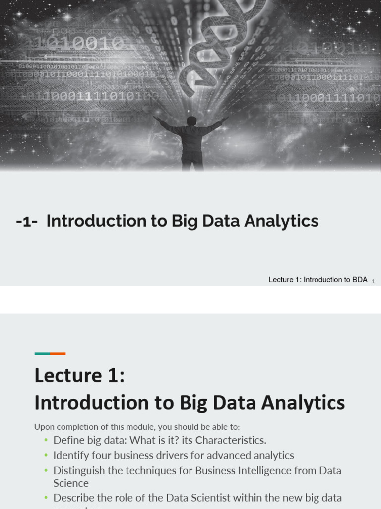 1-Big Data Analytics | PDF | Big Data | Analytics