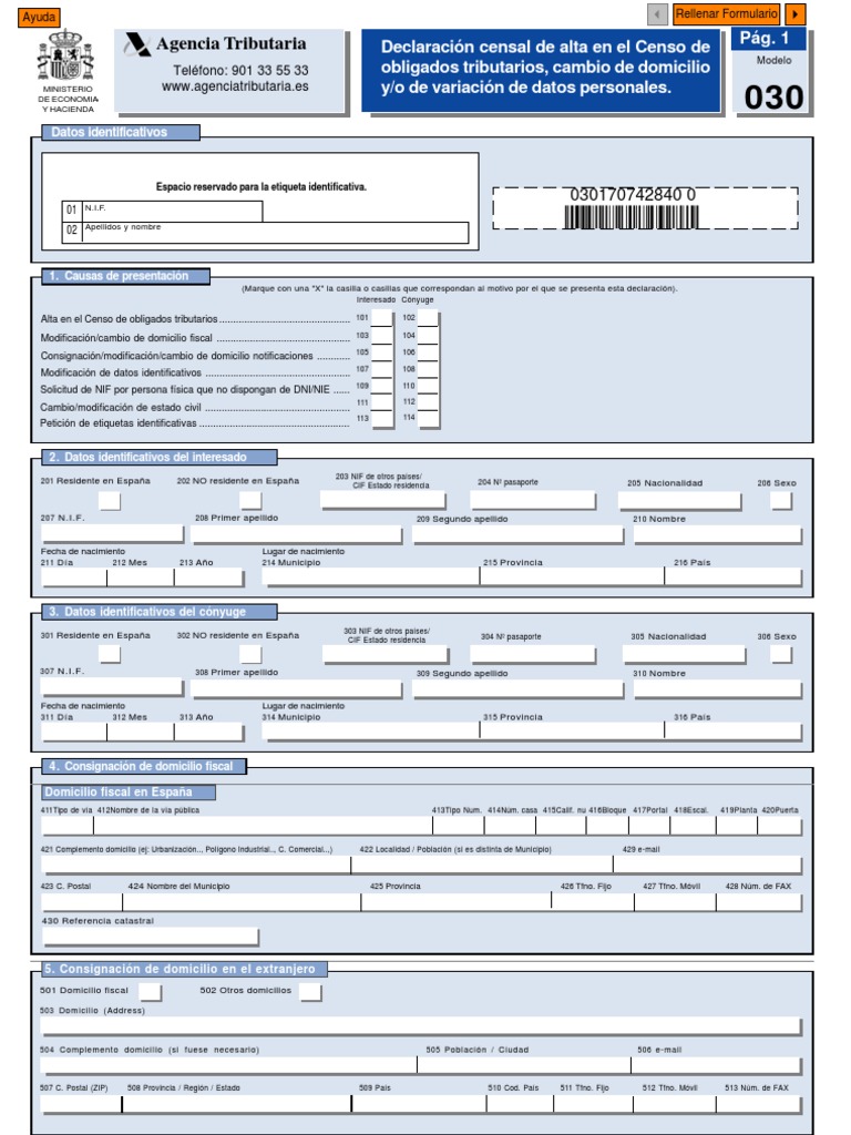 Mod 030 | PDF | Documento | Comunicación escrita
