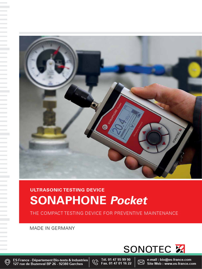 Sonaphone: Pocket | Download Free PDF | Ultrasound | Bearing (Mechanical)
