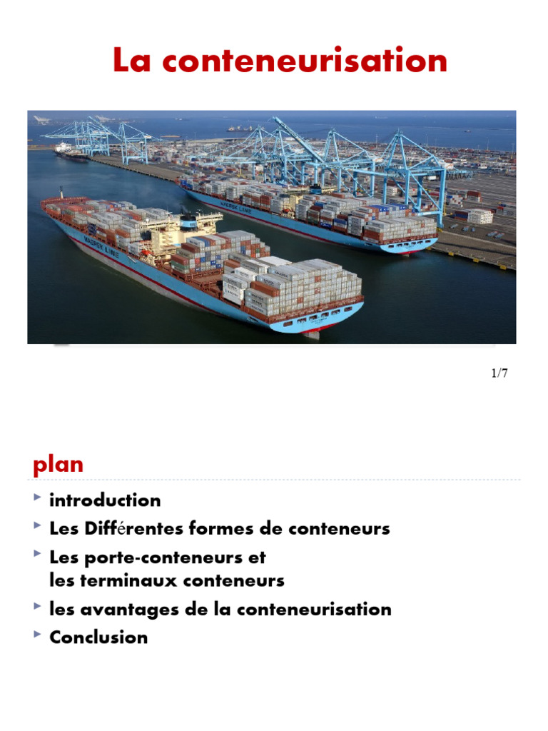 La Conteneurisation | PDF