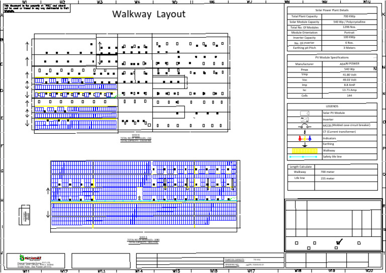 Industrial Solar Plant Layout | PDF | Solar Panel | Photovoltaics