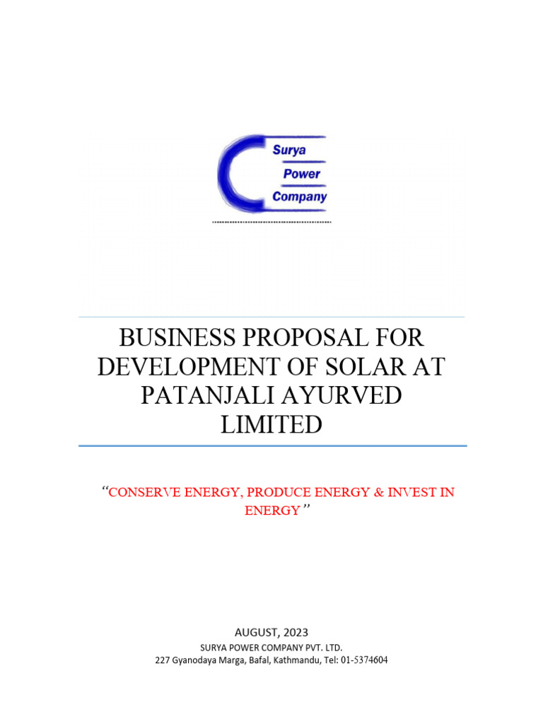 Surya Power Company Pvt. Ltd. | PDF | Photovoltaics | Solar Power