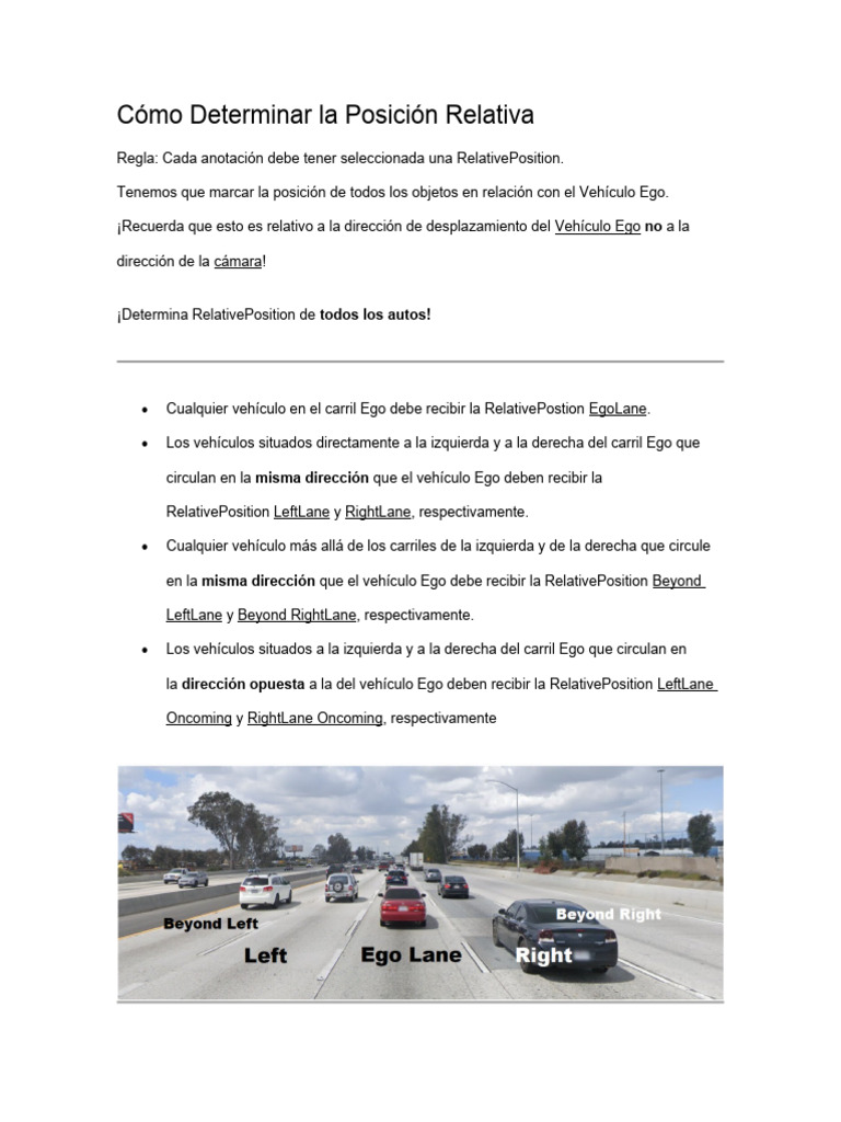 Cómo Determinar La Posición Relativa | PDF