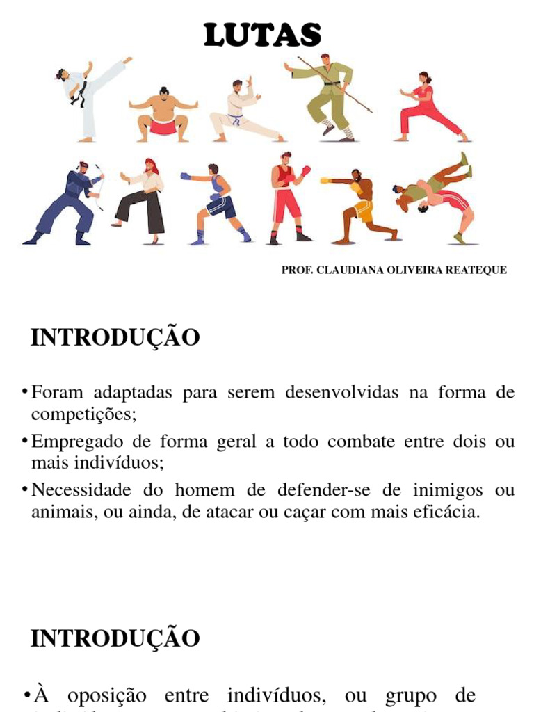 Lutas - Introdução Todas As Turmas - 071658 | PDF Lutas - Introdução Todas As Turmas - 071658 | PDF