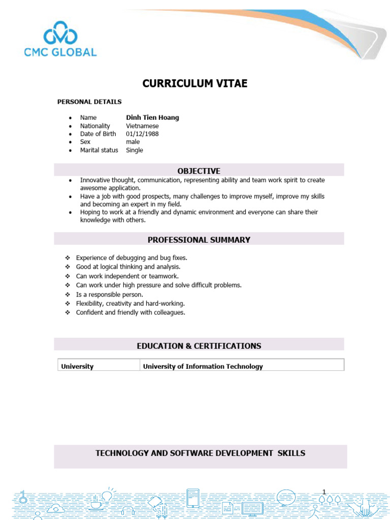CMCGlobal - DinhTienHoang | PDF | Microsoft Sql Server | Java Script