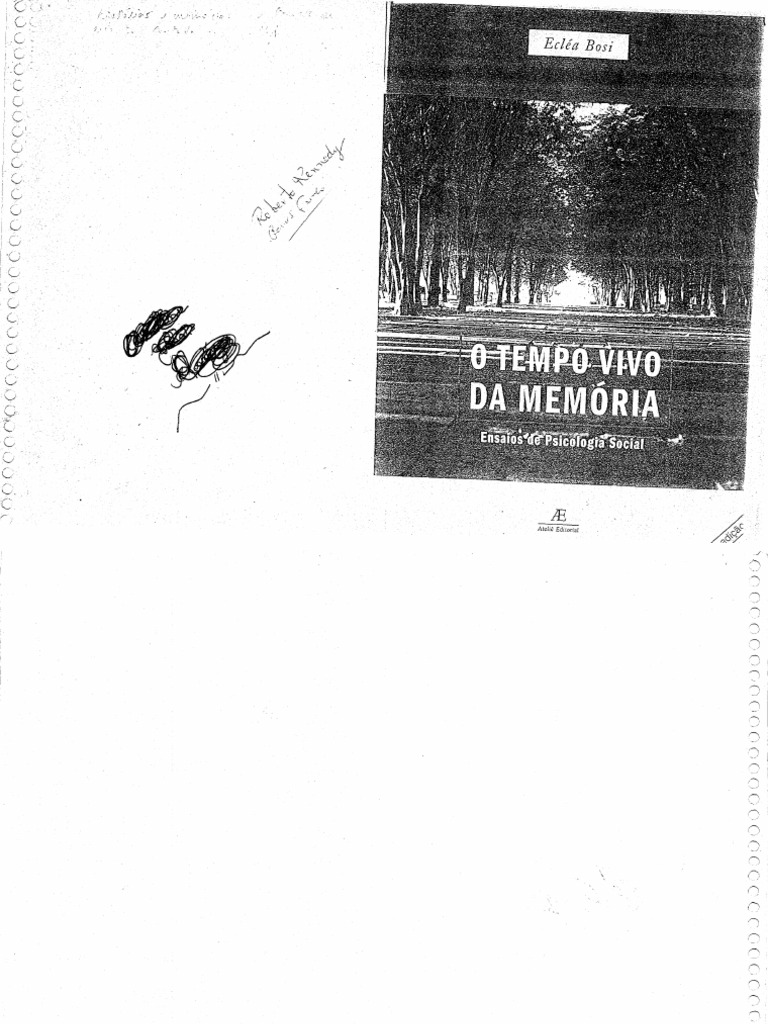 BOSI Eclea O Tempo Vivo Da Memoria | PDF