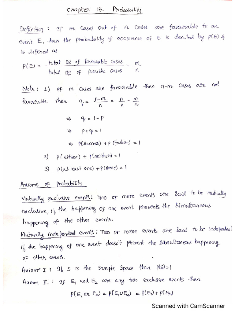 Probability II PU | PDF