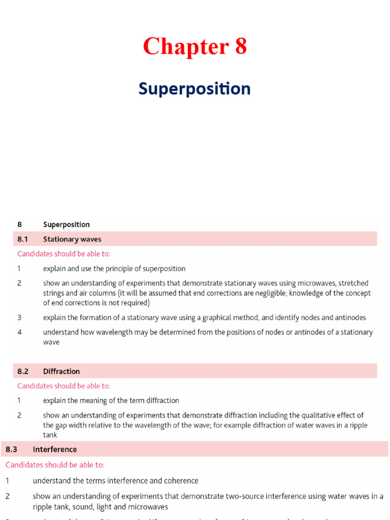 Chapter 8 | PDF | Diffraction | Waves