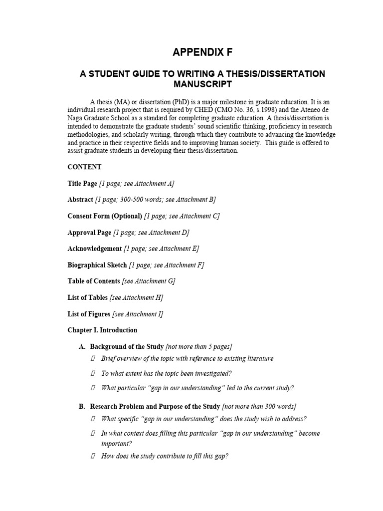 Student Guide To Making A Thesis | PDF | Thesis | Theory