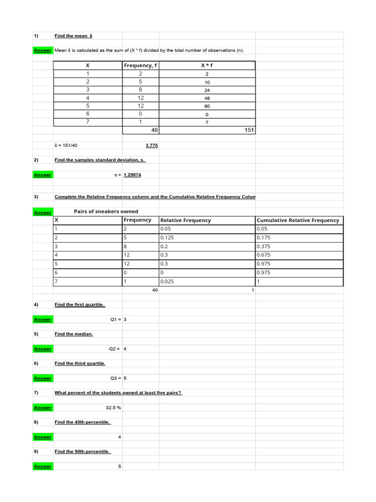 MATH 1280-01 - Written Assignment Unit 2 - Sheet1 | PDF | Percentile ... MATH 1280-01 - Written Assignment Unit 2 - Sheet1 | PDF | Percentile ...
