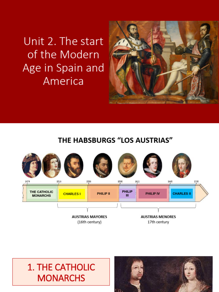 Unit 2.the Start of The Modern AGe in Spain and America | PDF | Spanish ...