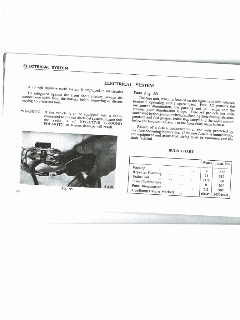 Sistema Eléctrico TR-4 | PDF