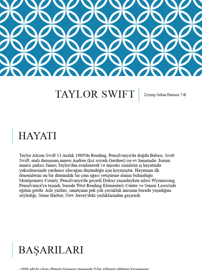 Taylor Swift | PDF