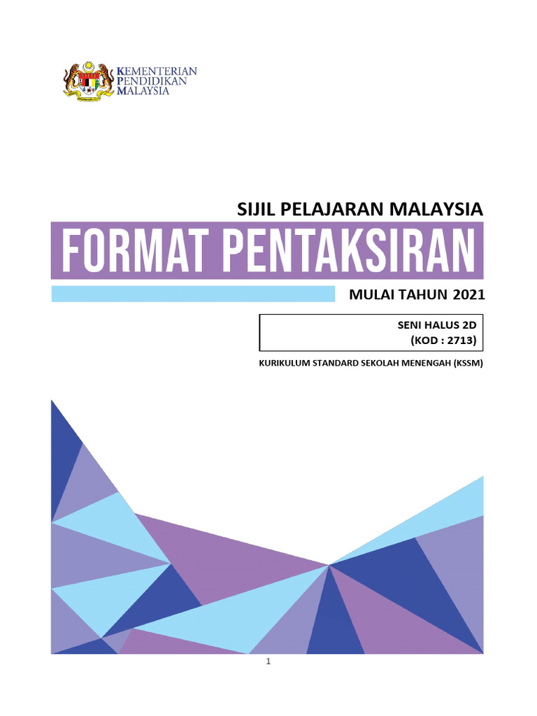 2713 Seni Halus 2D | PDF