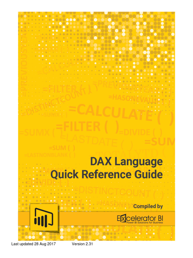 DAX Functions List Quick Reference | PDF | Trigonometric Functions | Computer Programming
