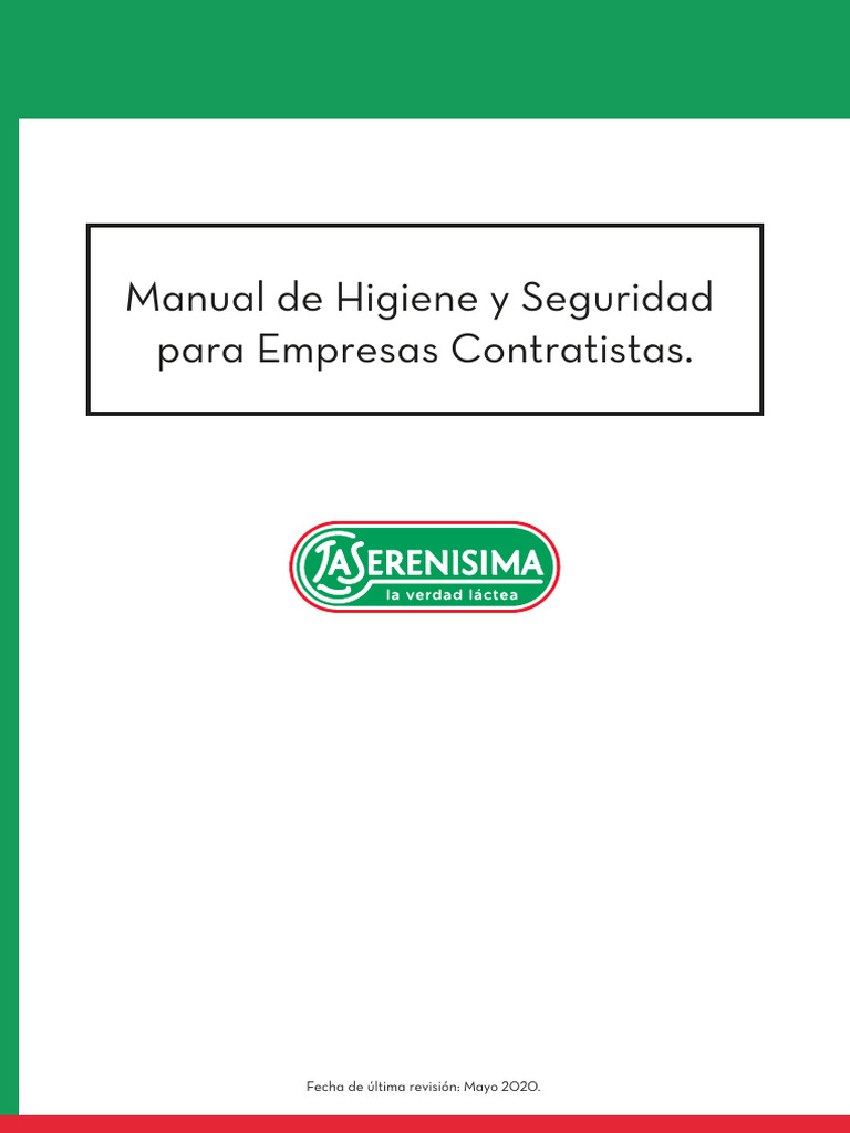 Manual de Higiene y Seguridad para Empresas Contratistas | PDF | Peatonal | Residuos