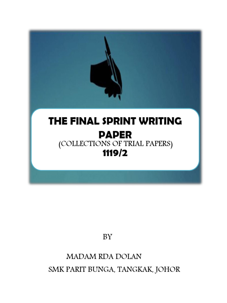 The Final Sprint Trial Papers Collections 2021 (Writing) | PDF | Neutering | Libraries