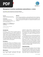 Updated BTS Guidelines for Pneumothorax | PDF | Diseases And Disorders ...