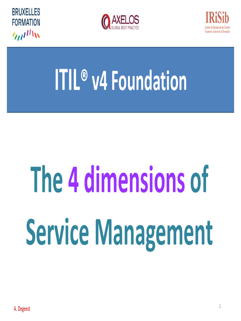 ITIL2 4dimensions | PDF | Supply Chain | Information