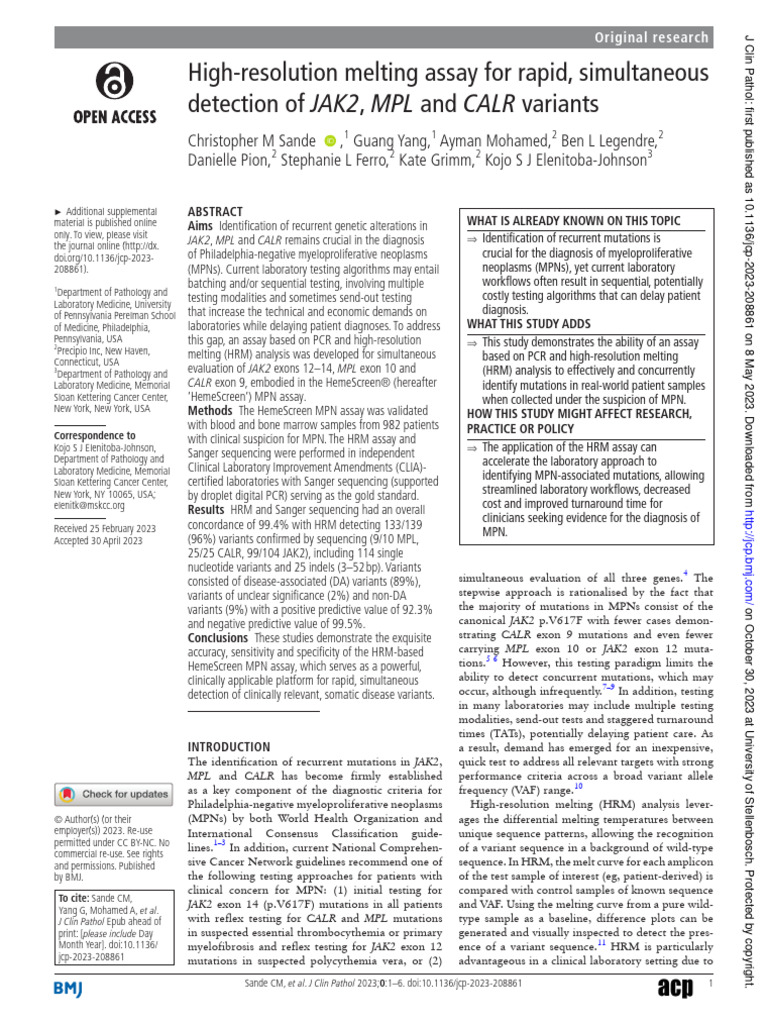 JCP 2023 208861.full | PDF | Polymerase Chain Reaction | Dna Sequencing