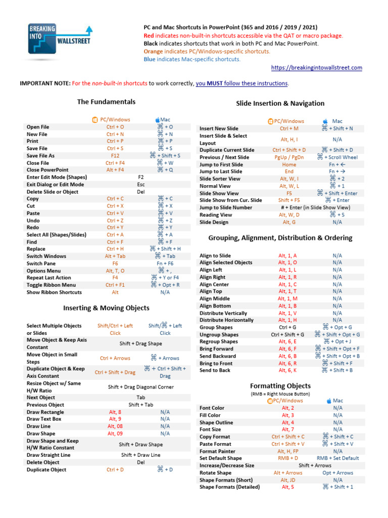 Shortcuts | Download Free PDF | Microsoft Power Point | Personal Computers