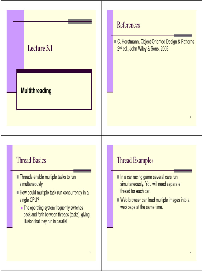 Multi Threading Notes | PDF | Thread (Computing) | Class (Computer ... Multi Threading Notes | PDF | Thread (Computing) | Class (Computer ...