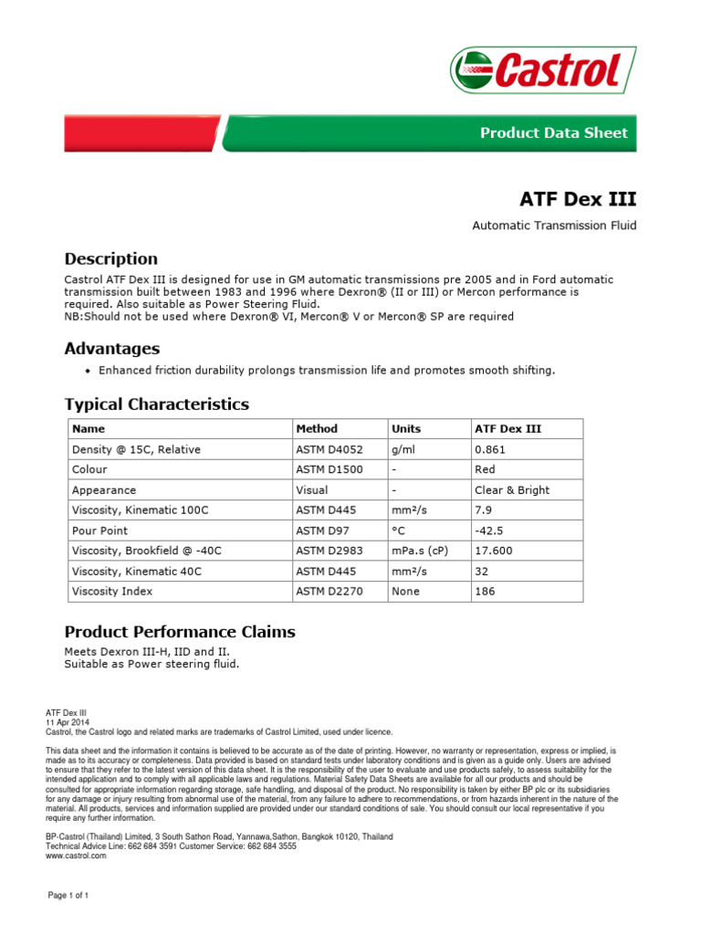 Atf Dex III | PDF