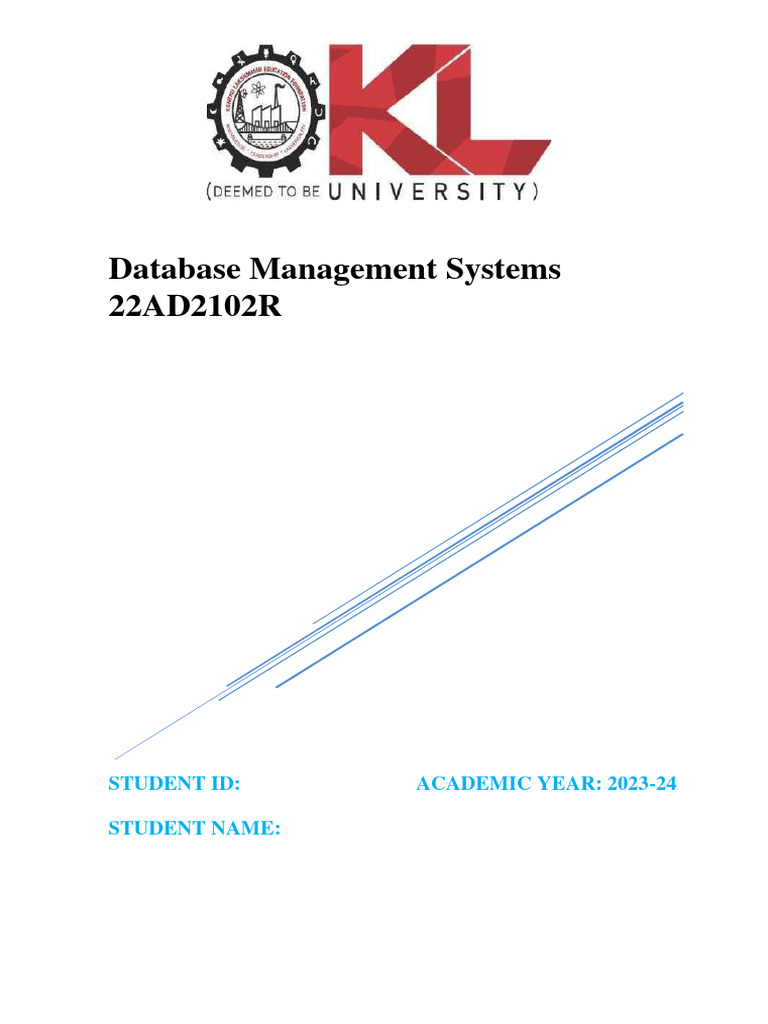 Regular Lab Book Upto 3 Rd Experiment Download Free Pdf Databases