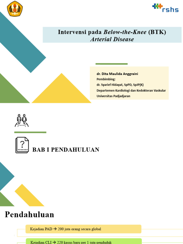Intervensi Pada BTK Arterial Disease | PDF