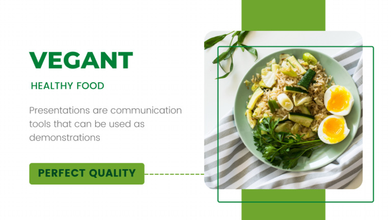 Green Avocado Healthy Food Presentation | PDF