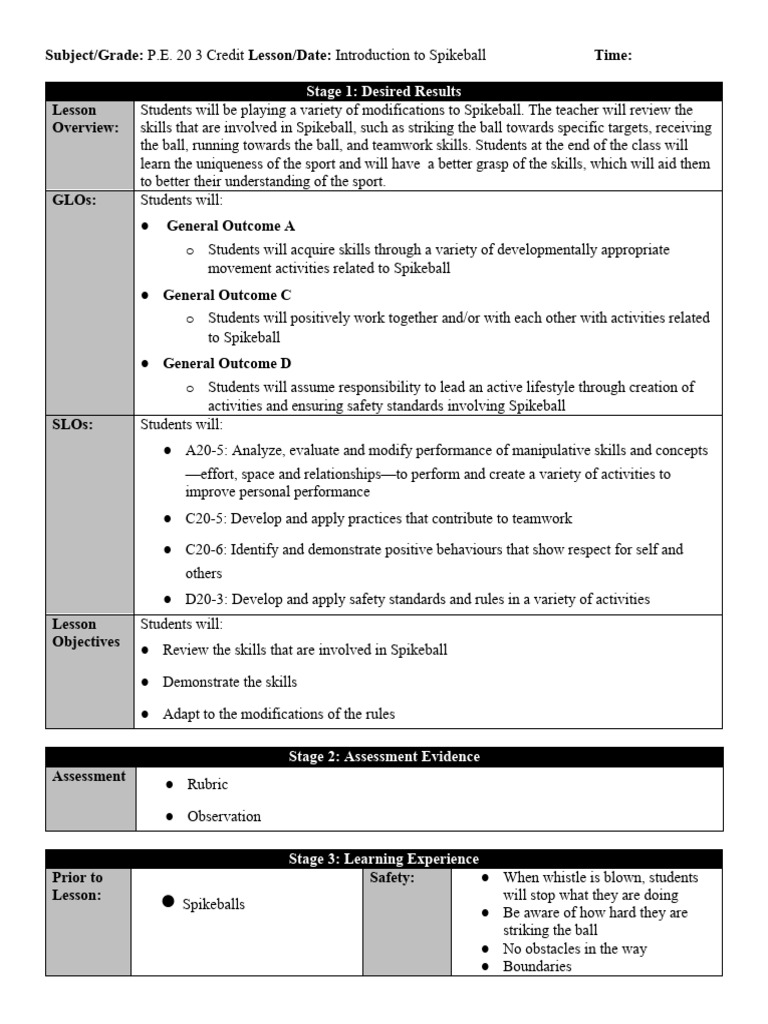 Spikeball Day 2 | PDF | Cognition | Learning