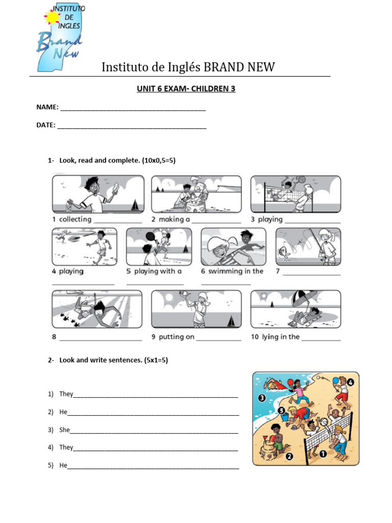 Tiger 3 UNIT 6 EXAM | PDF